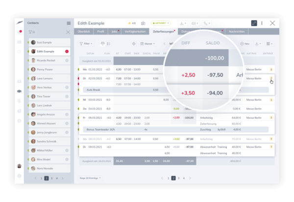 Dokumente Ihrer Mitarbeiter im Überblick • Teamhero Software